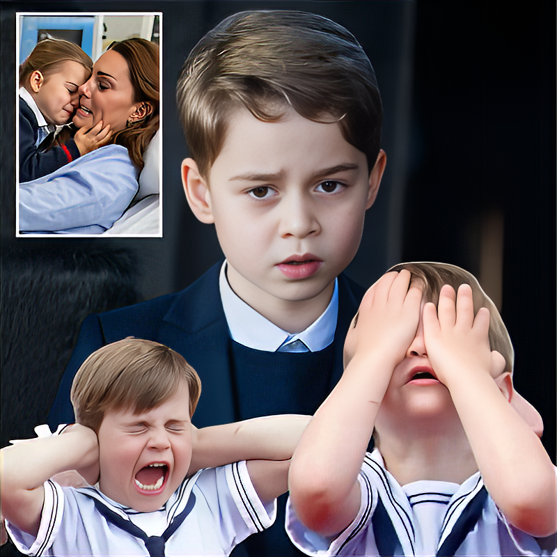 Please don’t cry! Prince George burst into tears upon seeing his mother ...