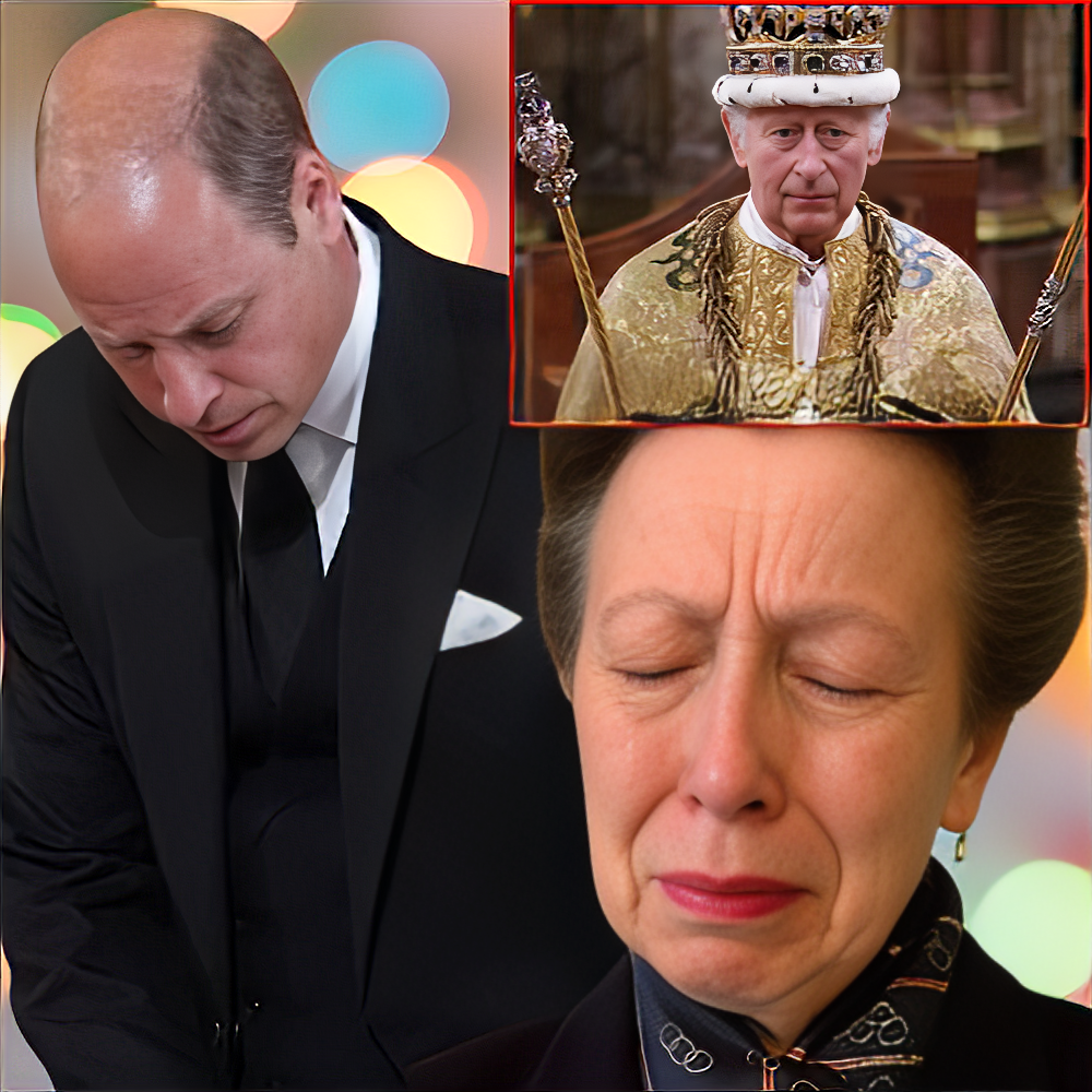 Shocking News: Prince William and Princess Anne bowed their heads to ...