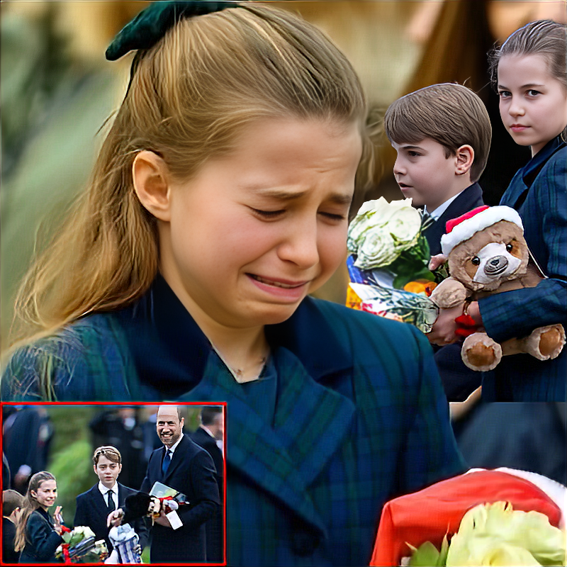 Heartbreak at the Palace: Princess Charlotte breaks down in tears as it ...