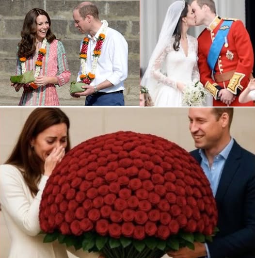 14 years together, 999 roses, and a secret that brought Princess Kate ...