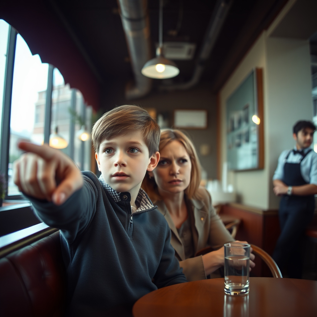 “Mom, That Waiter Looks Just Like Dad!” Mother Turned Around and Froze ...